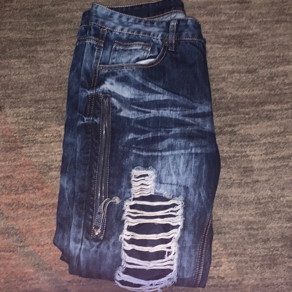 Pants | Slim Ripped Jeans | Poshmark